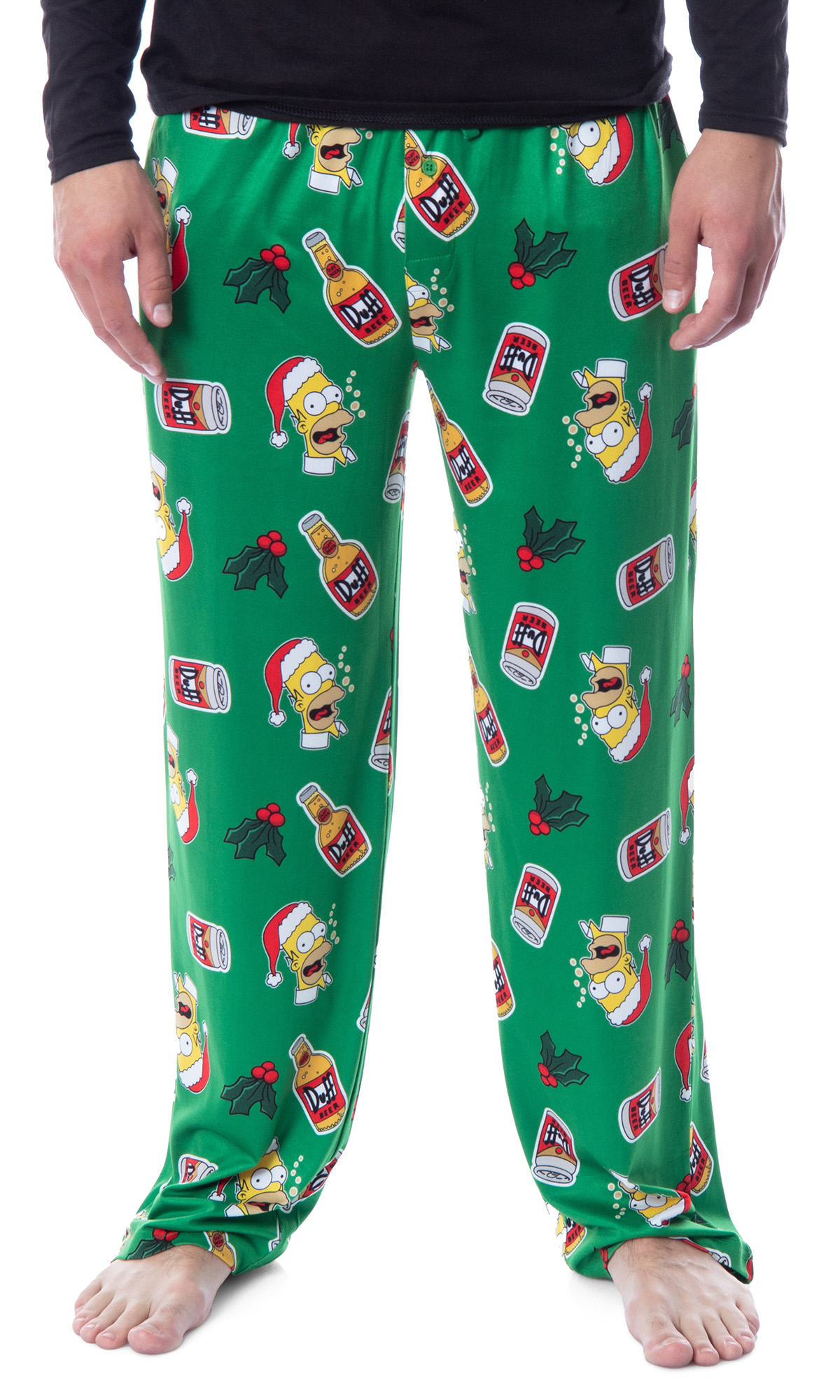 The Simpsons Men's and Big Men's Homer Simpson Pajama Pants, Sizes S ...