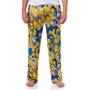 Seven Times Six Homer Simpson Tie Dye Pajama Pants for Men, Frosted ...