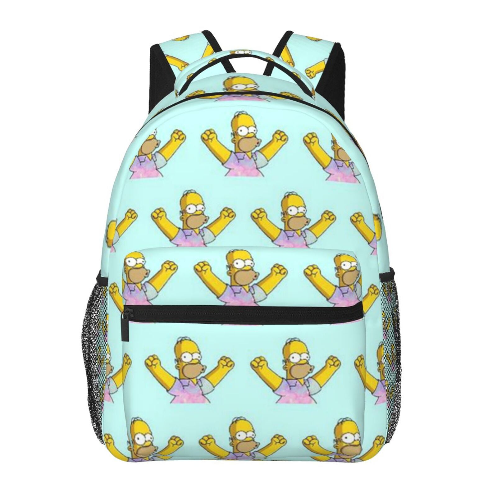 The Simpsons Pattern Casual Backpack Schoolbag Large Capacity Daypack ...