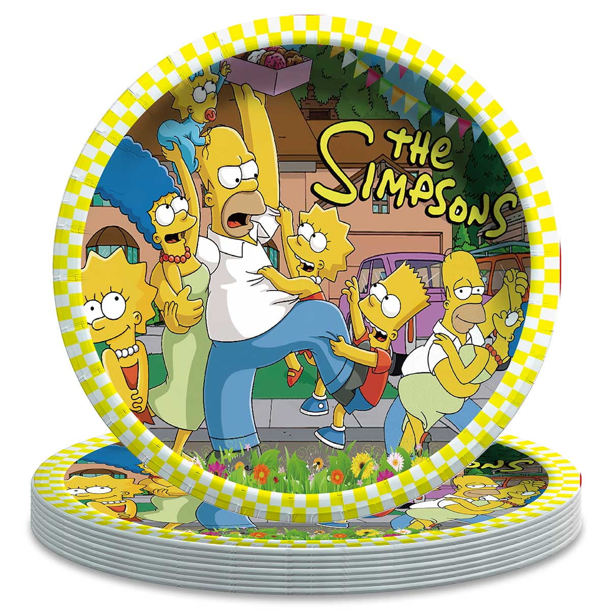 The Simpsons Plates Party Supplies Birthday Dinnerware Decorations ...