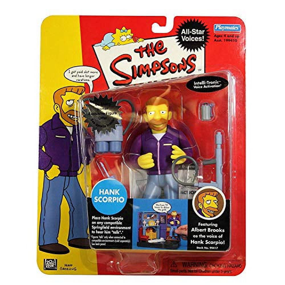 The Simpsons All Star Voices Hank Scorpio Action Figure - Walmart.com