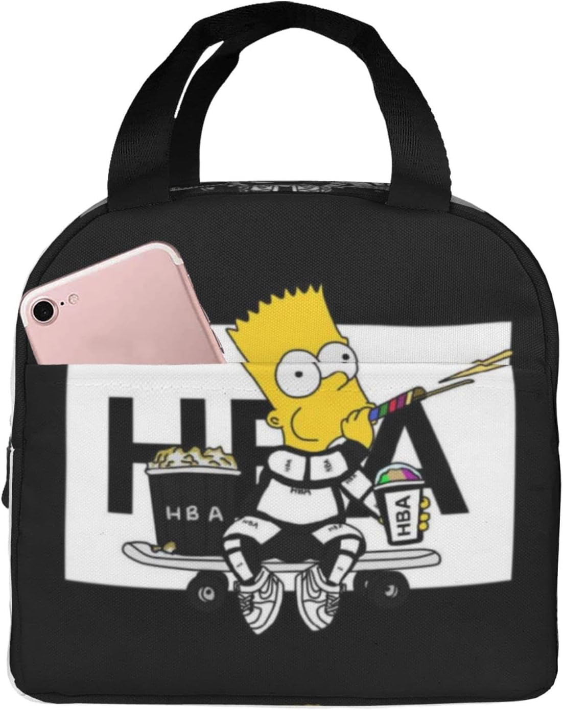 The Simpsons Portable Lunch Bag Reusable Insulated Lunch Box for Women ...