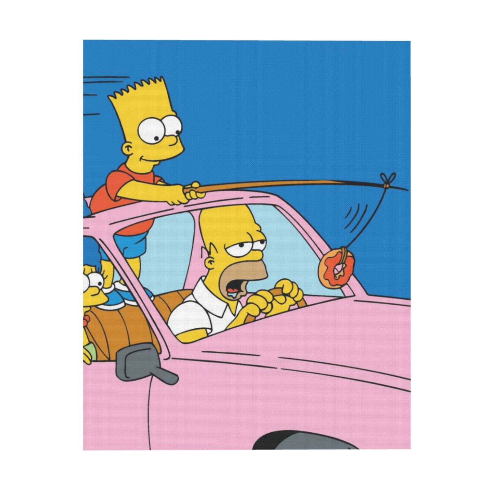 The Simpsons Poster , HD Print Canvas Art for Home Bedroom Playroom ...