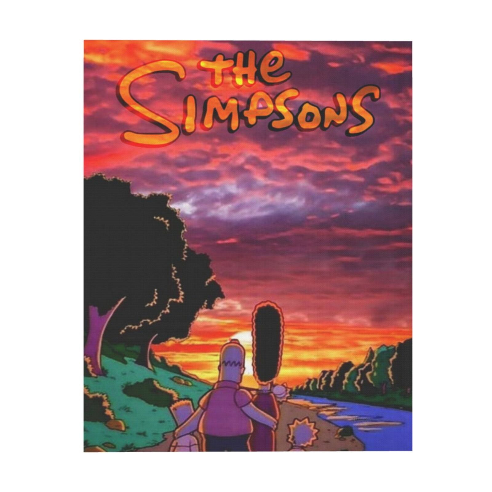 The Simpsons Poster , HD Print Canvas Art for Home Bedroom Playroom ...