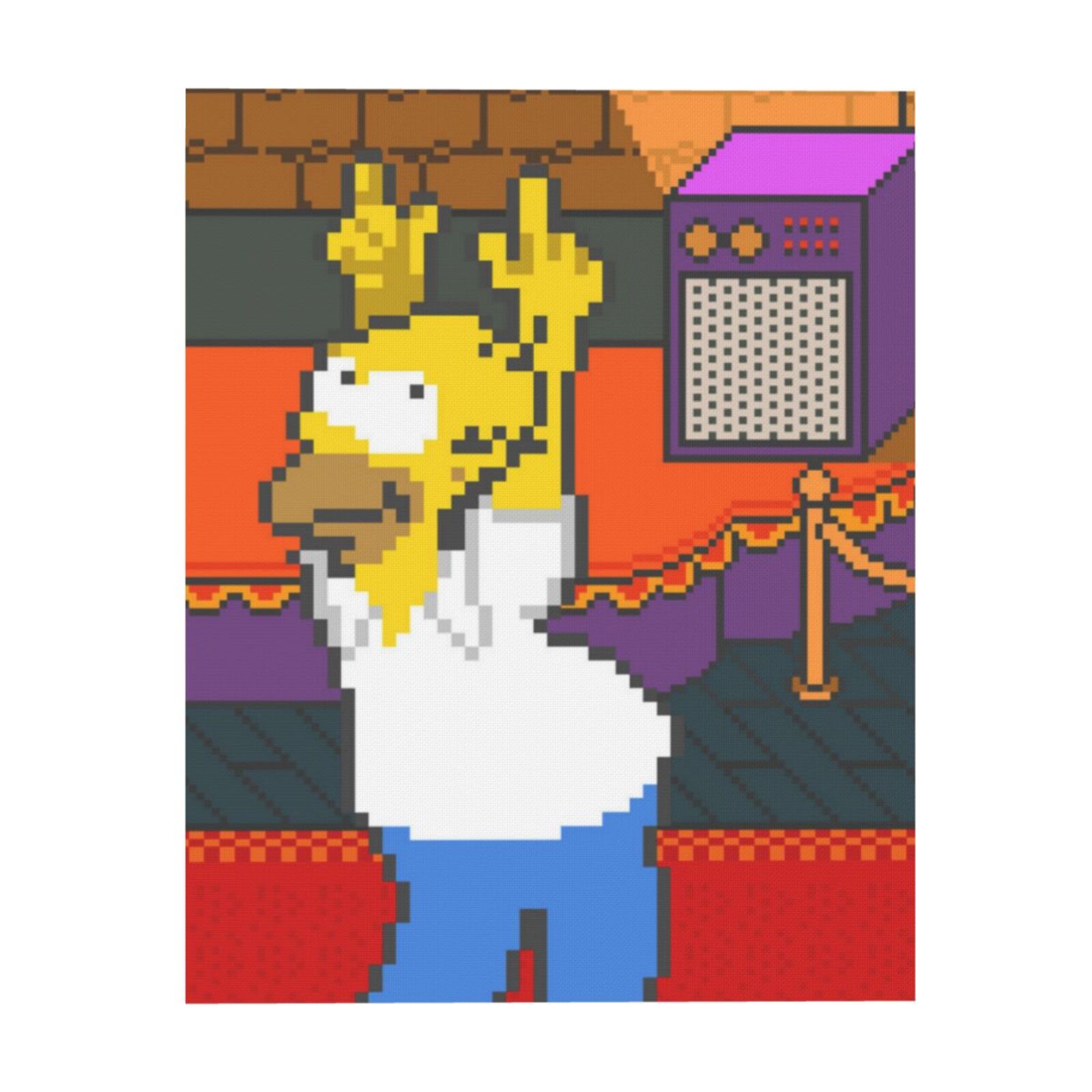The Simpsons Poster , HD Print Canvas Art for Home Bedroom Playroom ...