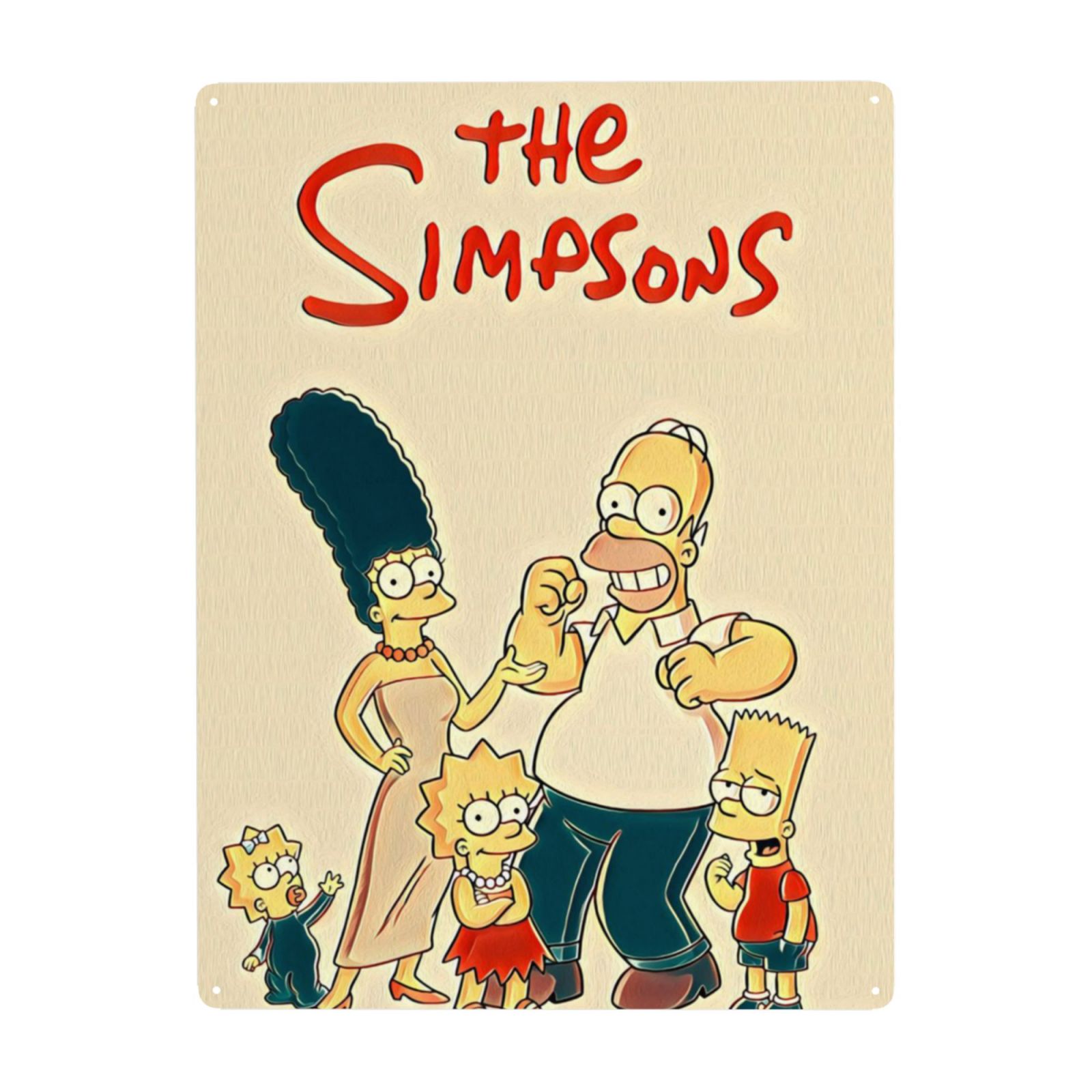 The Simpsons Poster Metal Sign Decor 30x40cm Wall Art Sign for Home ...
