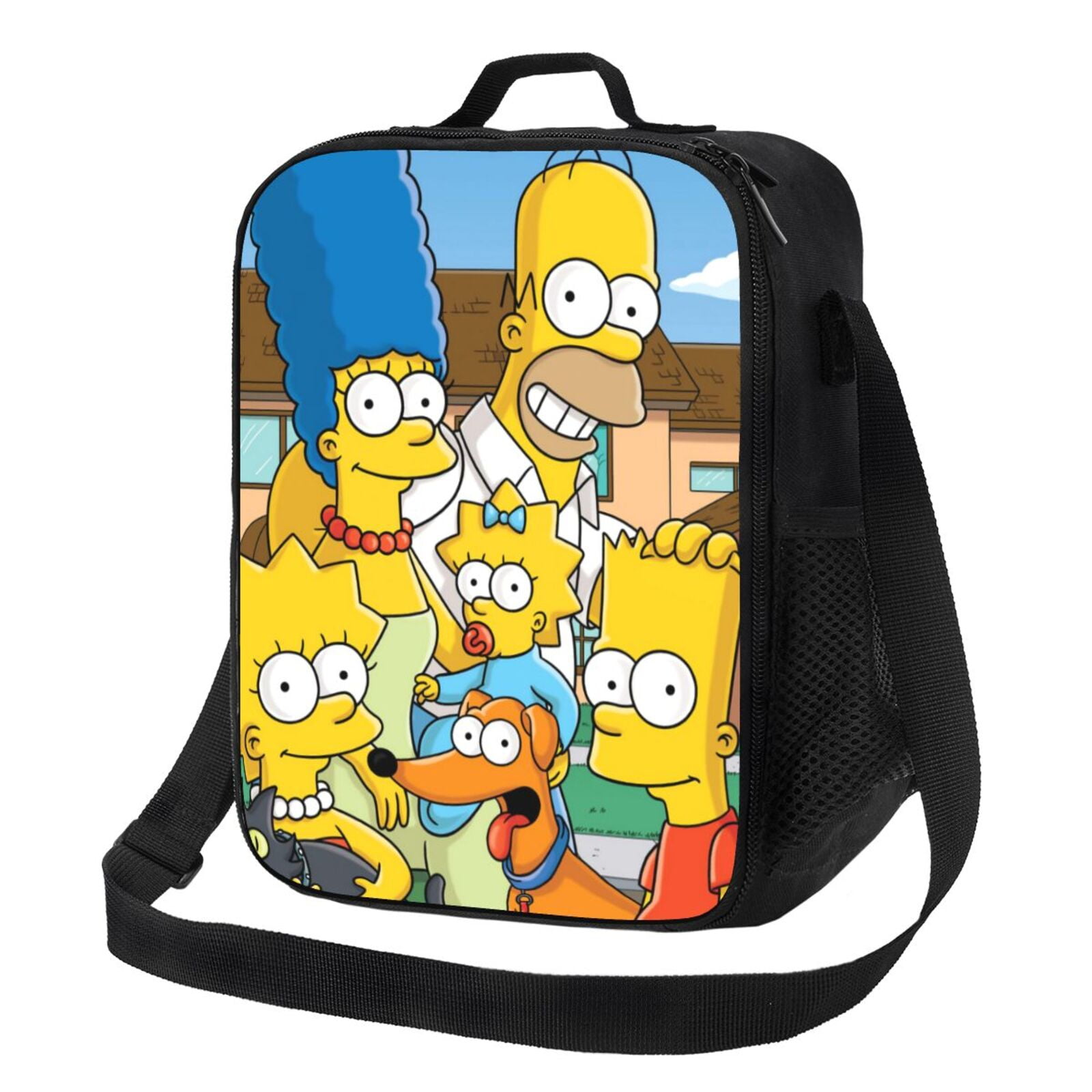 The Simpsons Poster Portable Lunch Bag Tote Bento Bag Insulated Cooler ...