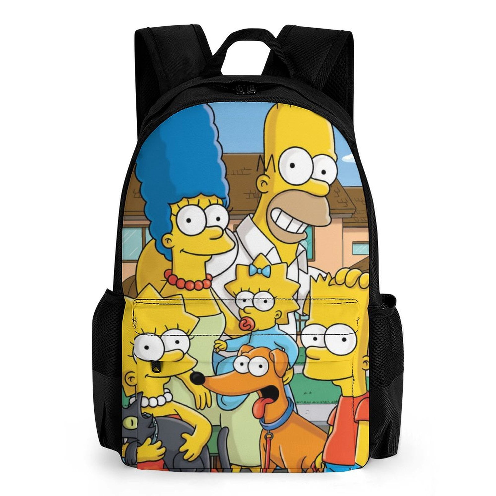 The Simpsons Poster Schoolbag Backpack Multipurpose Large Capacity ...