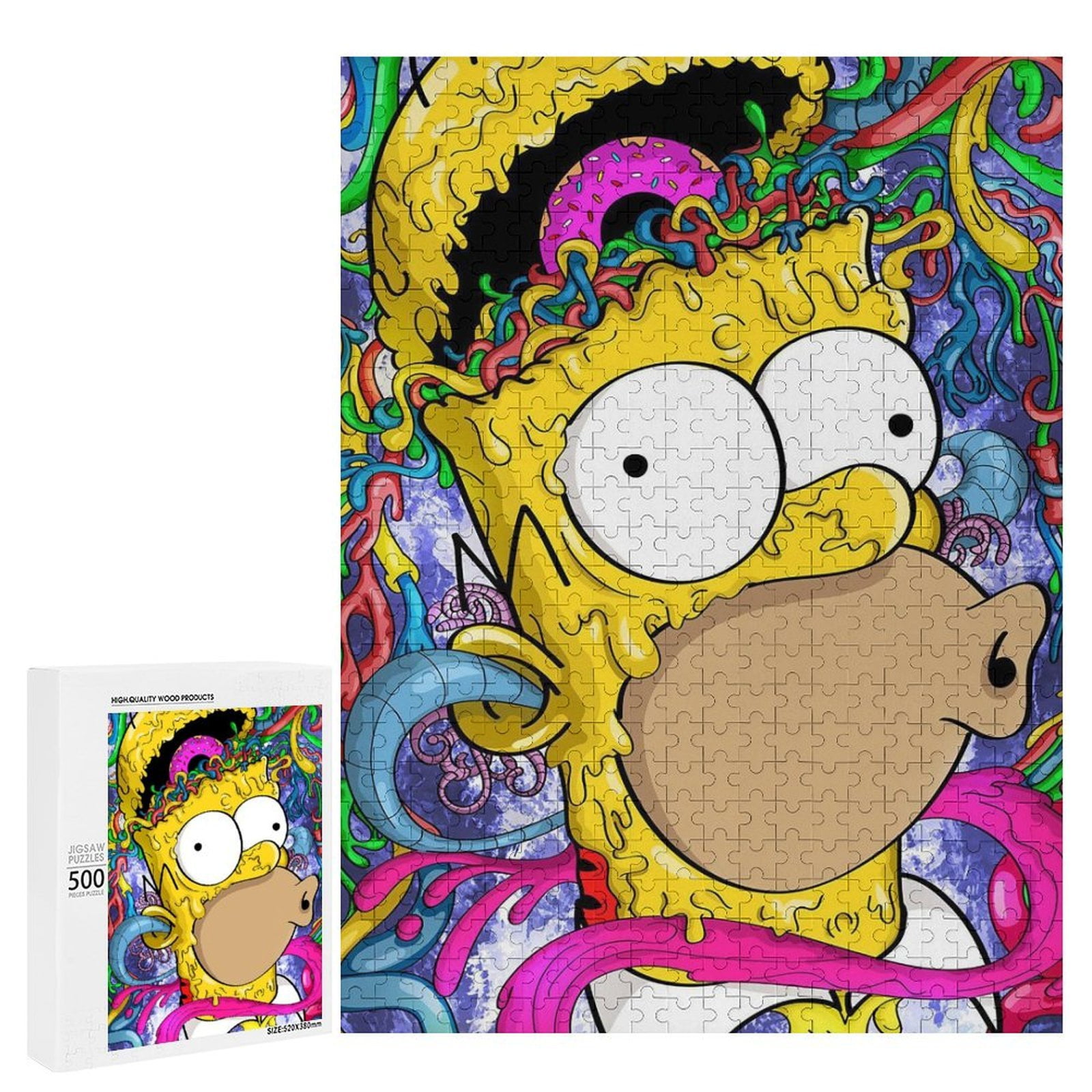 The Simpsons Puzzle - 500 PCS Jigsaw Puzzle - Walmart.com