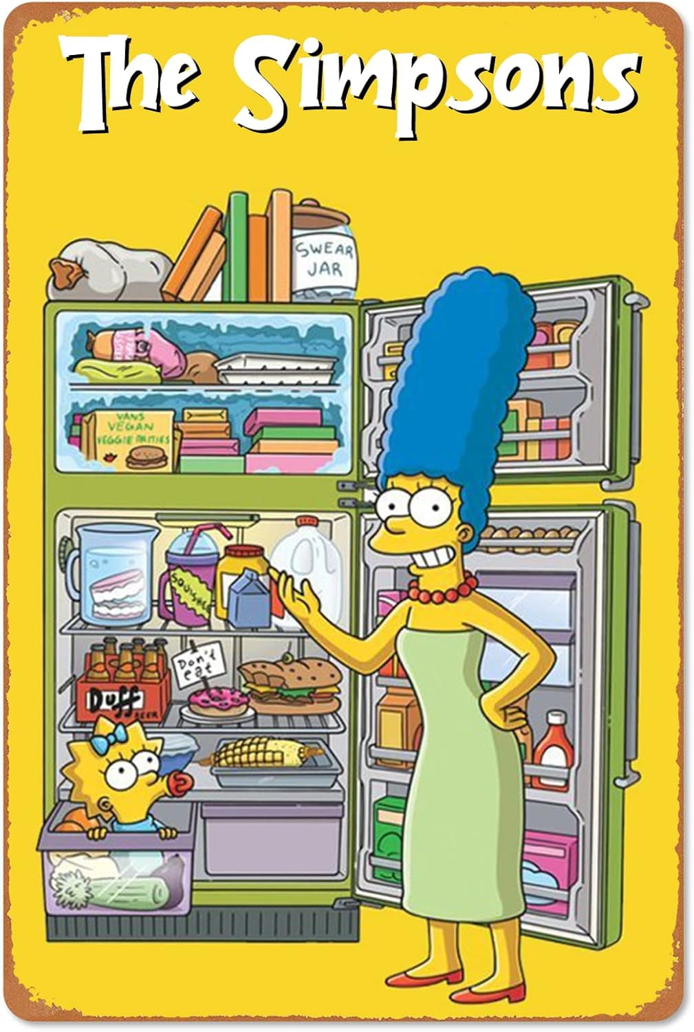 The Simpsons' Refrigerator 300 Piece Jigsaw Puzzle For Adults And Families -The Simpsons Cartoon ...