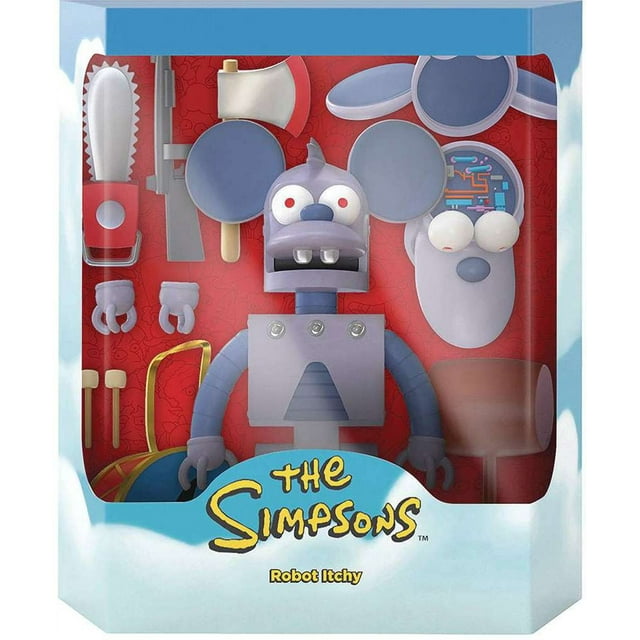 Super7 The Simpsons: Robot Itchy Ultimates Collectible Action Figure ...
