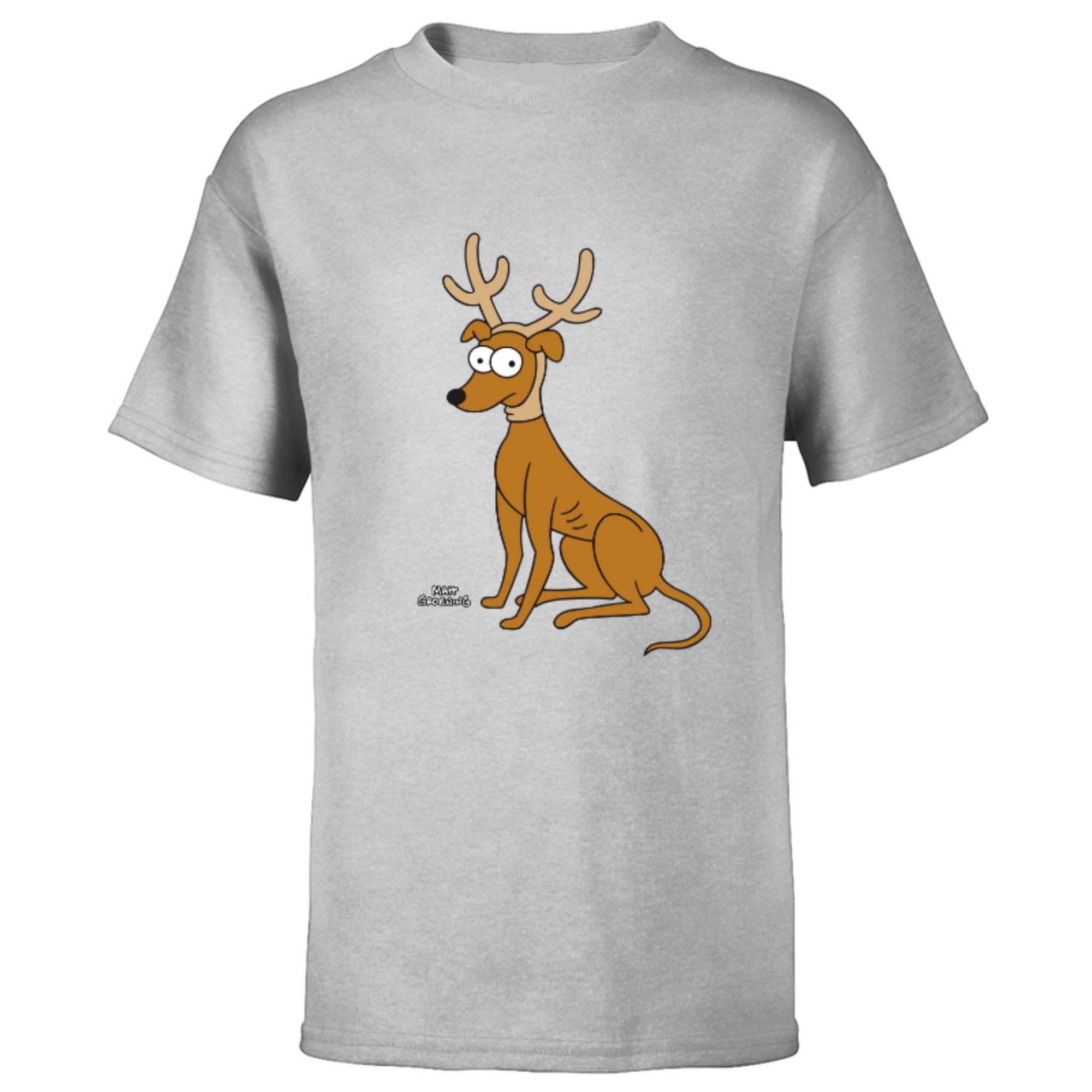 The Simpsons Santa’s Little Helper Reindeer Ears Holiday - Short Sleeve ...