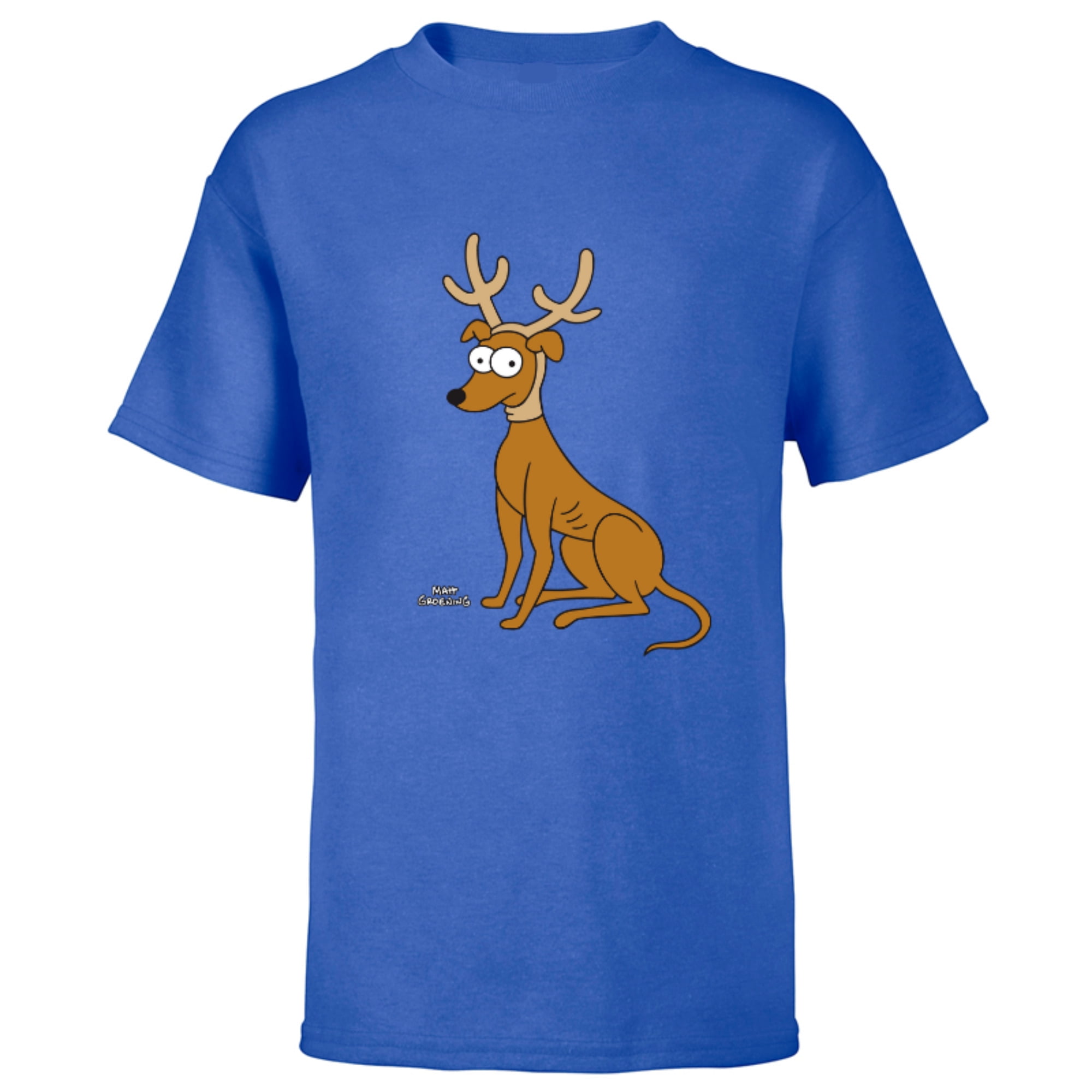 The Simpsons Santa’s Little Helper Reindeer Ears Holiday - Short Sleeve ...
