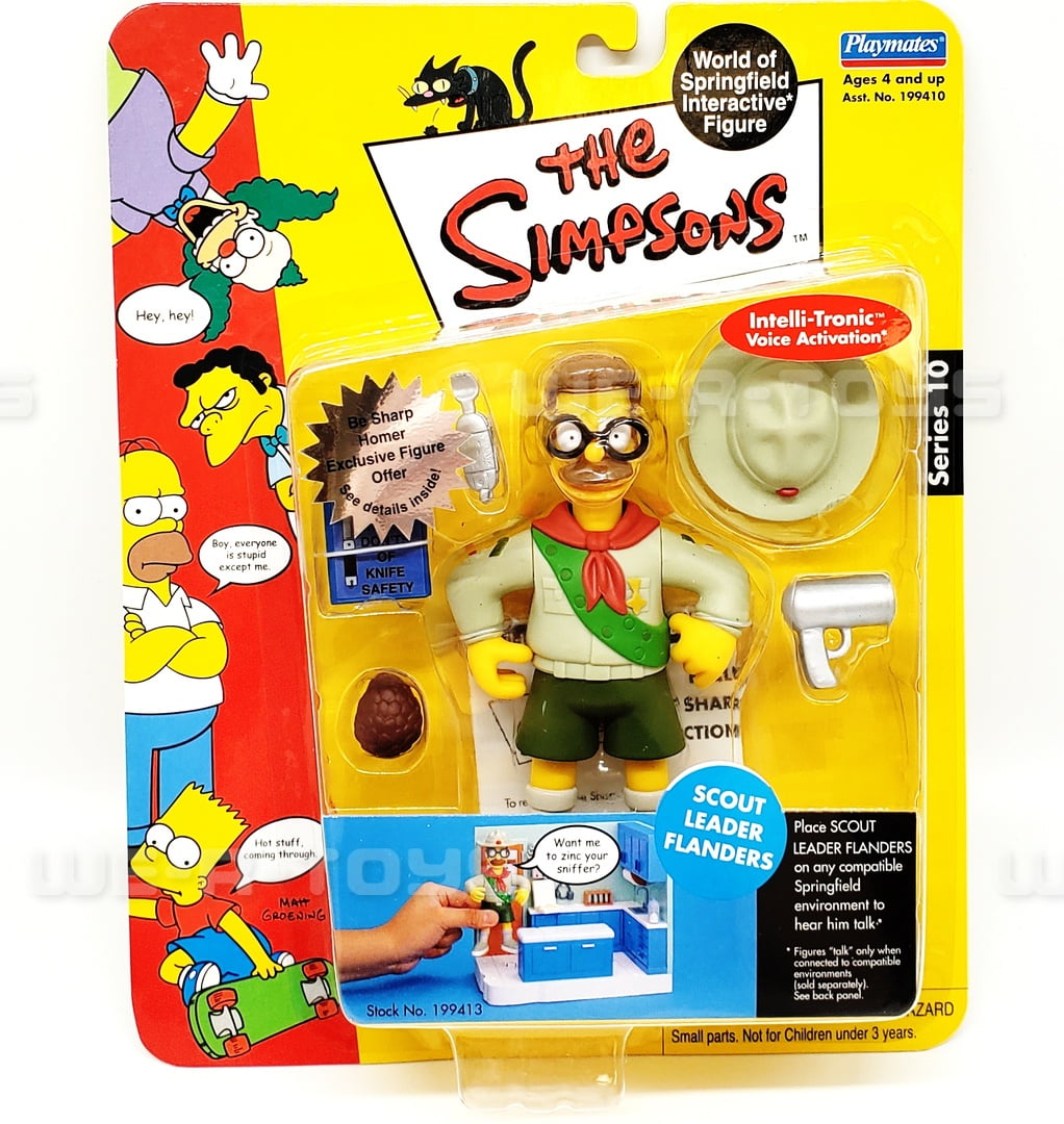 The Simpsons Series 10 Flanders Action Figure [Scout Leader] - Walmart.com