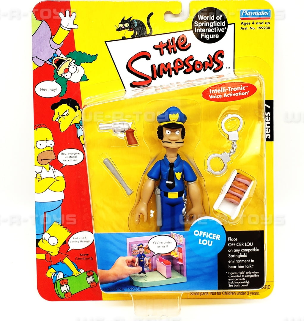 The Simpsons Series 7: Officer Lou Action Figure - Walmart.com