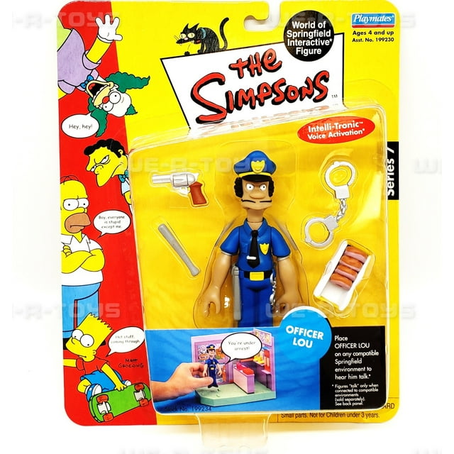 The Simpsons Series 7: Officer Lou Action Figure - Walmart.com