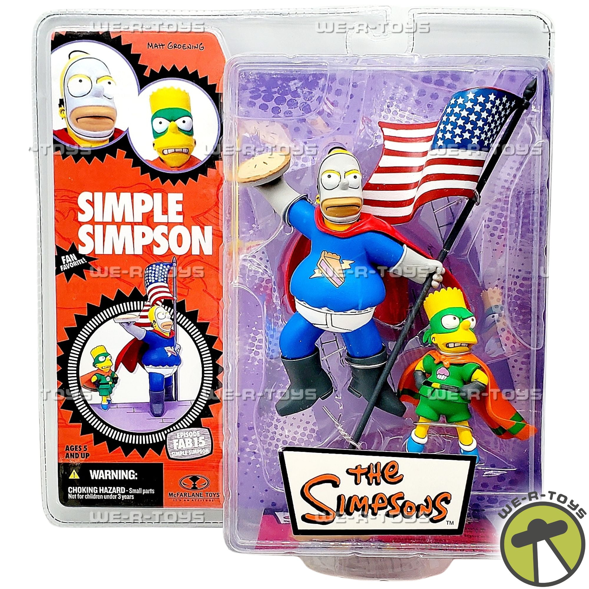 The Simpsons Simple Simpson Pie Man and Cupcake Kid Figures 2007 ...