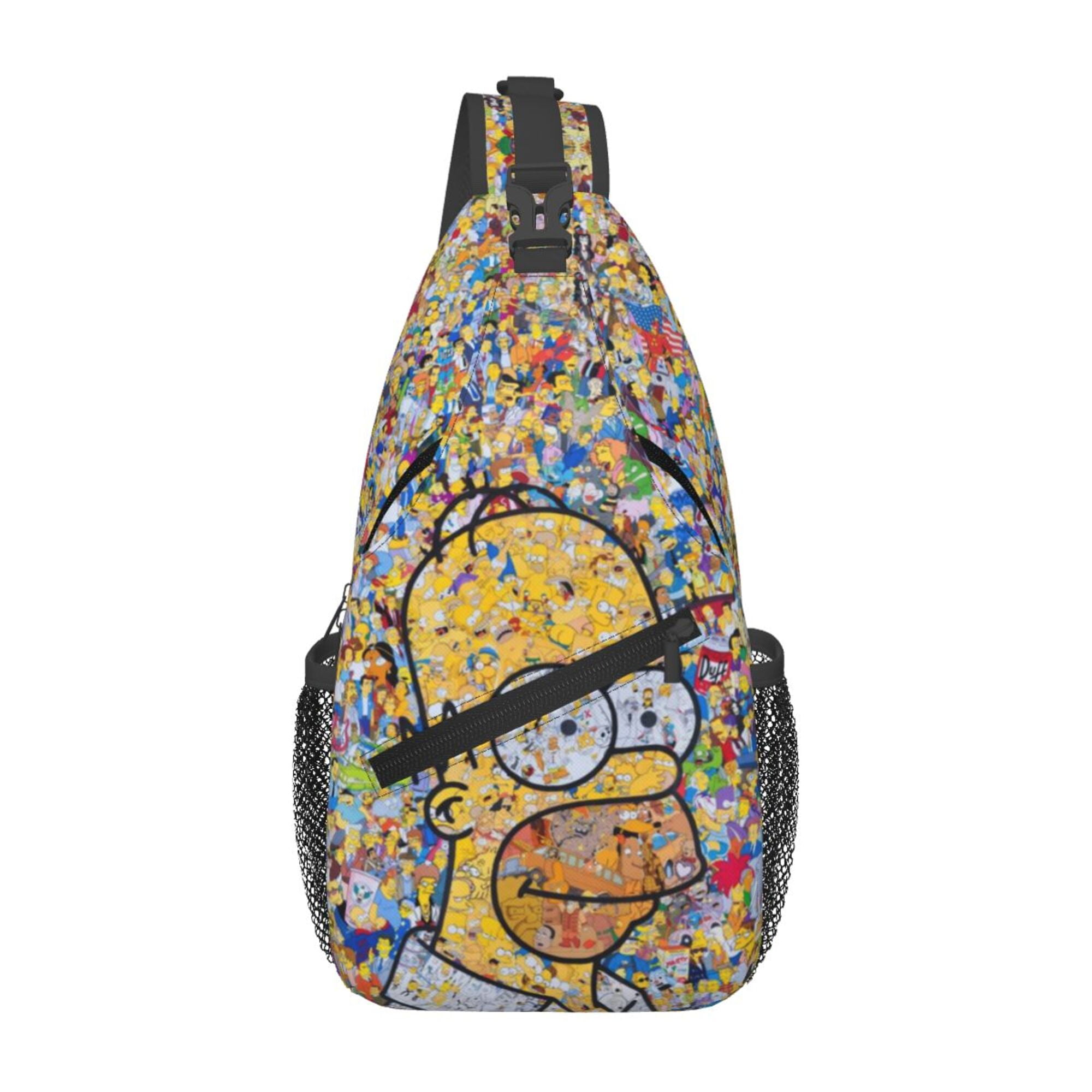 The Simpsons Sling Bag Crossbody Sling Backpack Chest Bag Daypack ...