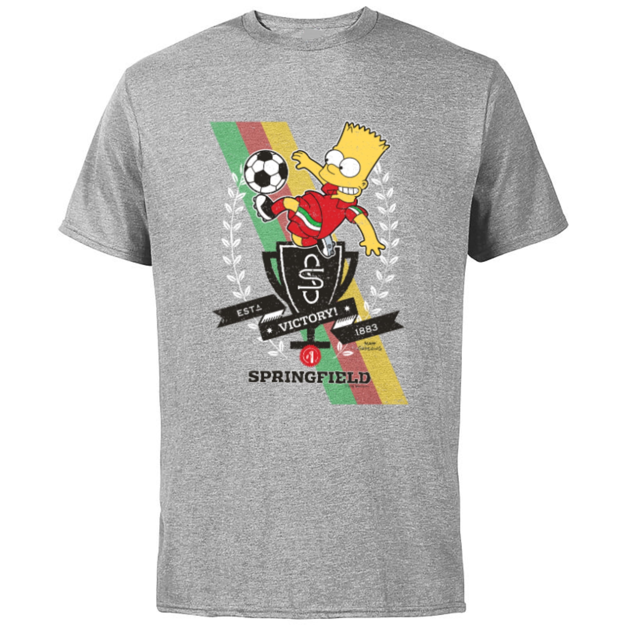 The Simpsons Soccer Bart Simpson Springfield Victory - Short Sleeve ...