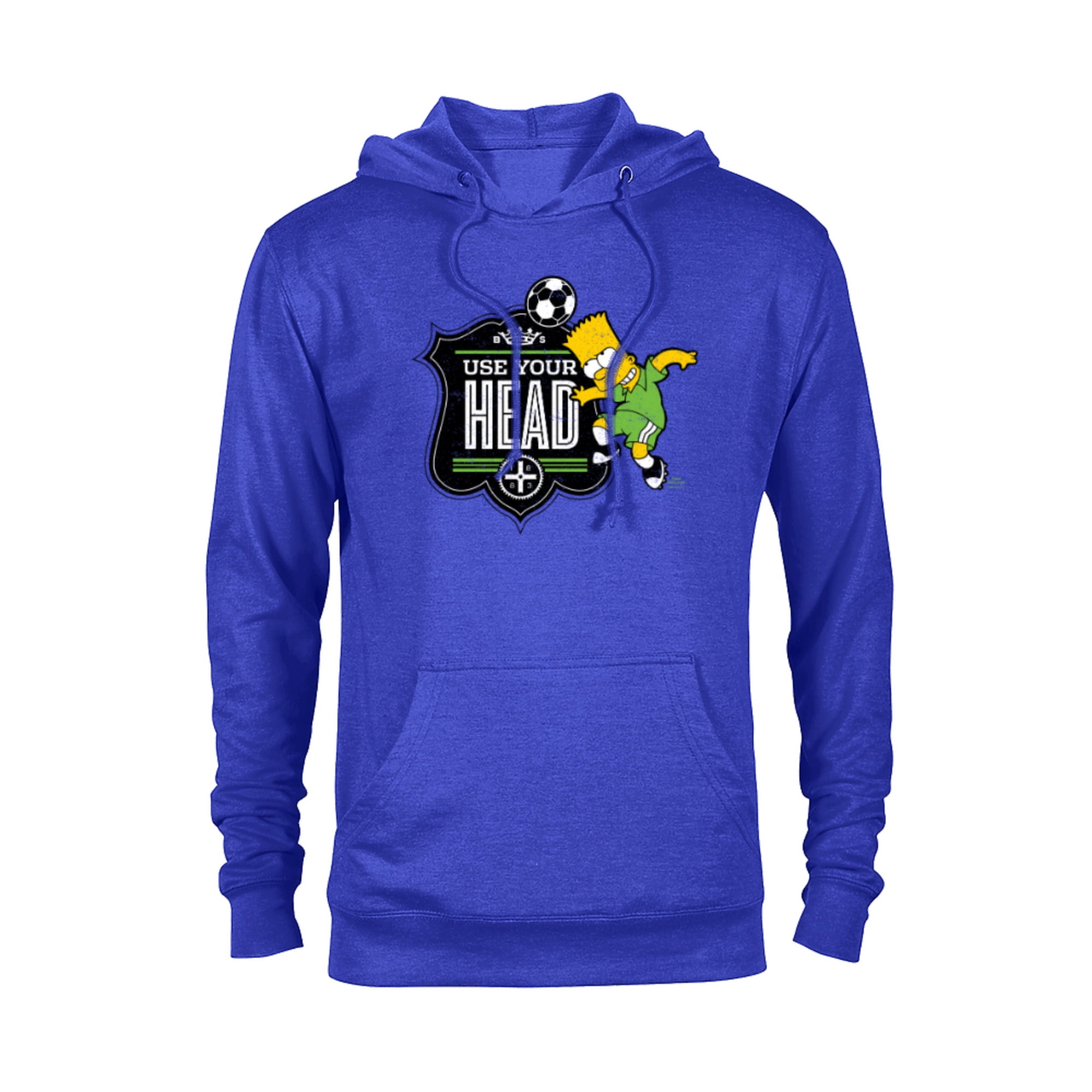 The Simpsons Soccer Bart Simpson Use Your Head - Pullover Hoodie for ...