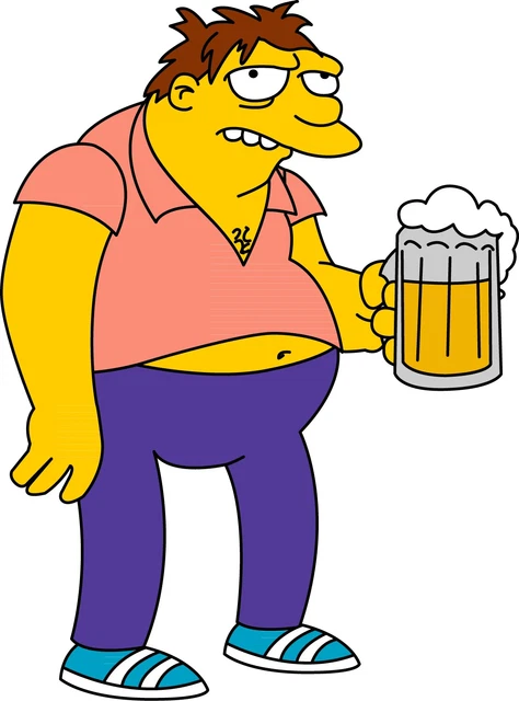 The Simpsons Sticker Barney Phone Decal Water Bottle Stickers Car ...