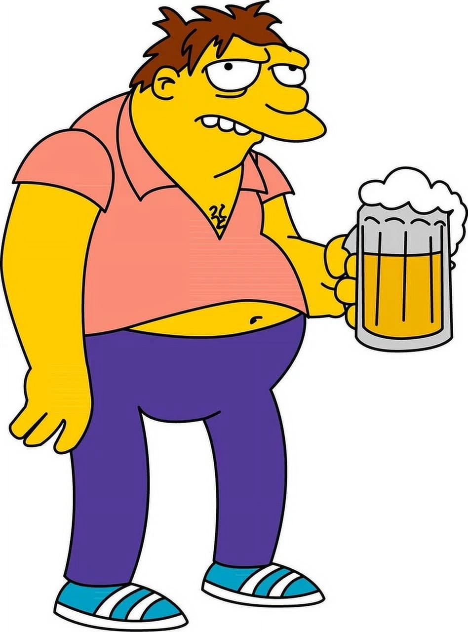 The Simpsons Sticker Barney Phone Decal Water Bottle Stickers Car ...