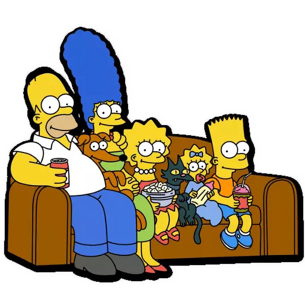 The Simpsons Sticker Family Phone Decal Water Bottle Stickers Car ...