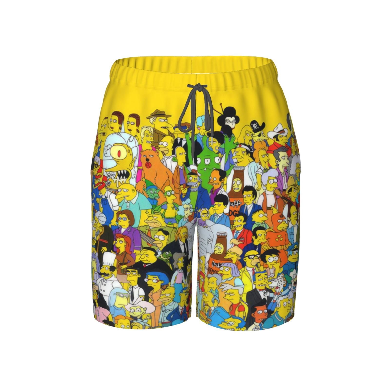 The Simpsons Swim Trunk For Boys, Swiming Trunks With Mesh Liner Beach ...
