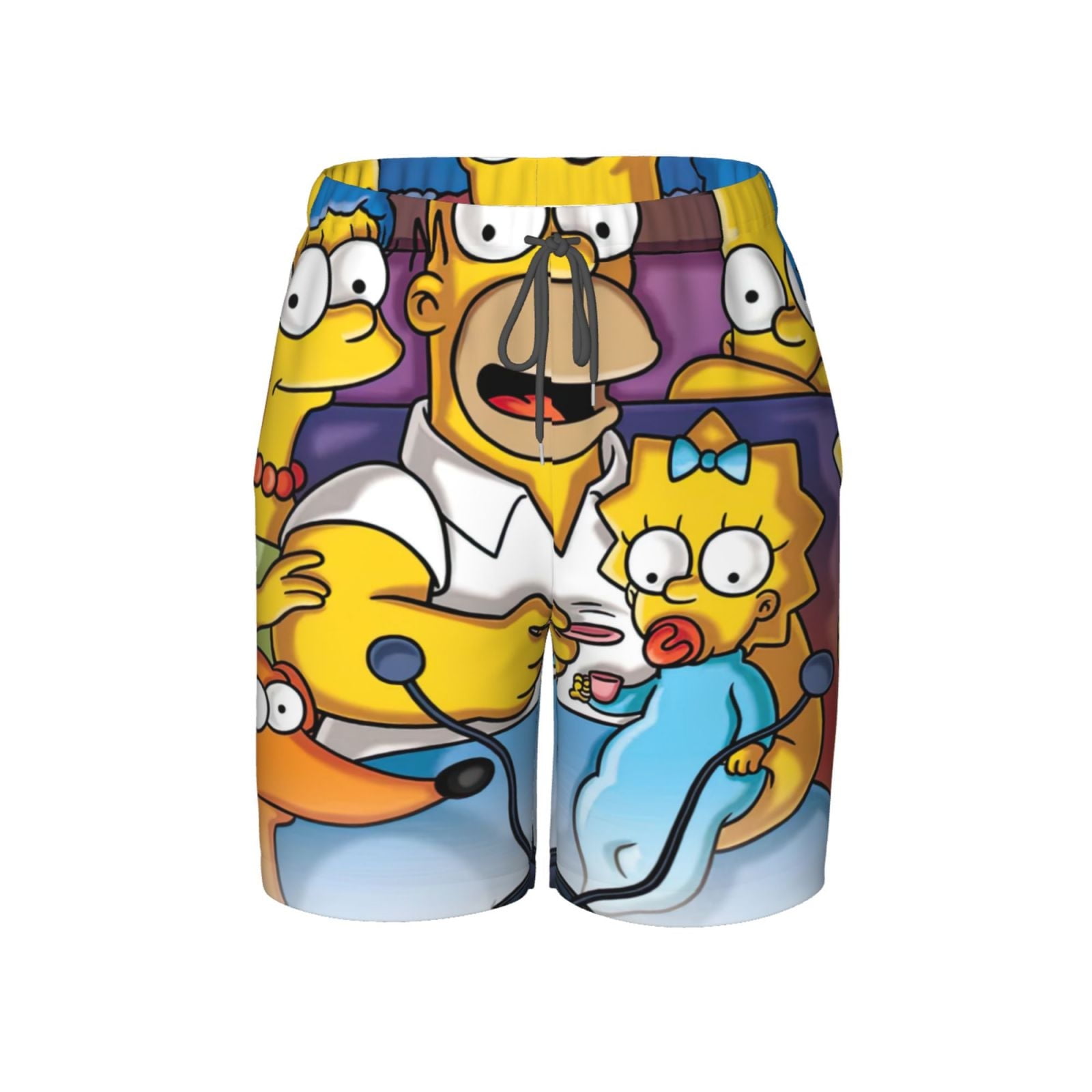 The Simpsons Swim Trunk For Boys, Swiming Trunks With Mesh Liner Beach ...