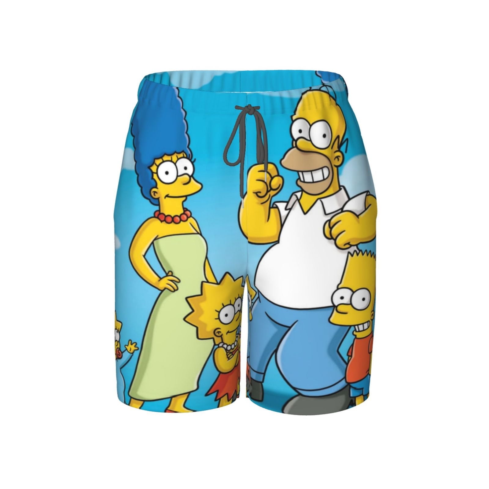 The Simpsons Swim Trunk For Boys, Swiming Trunks With Mesh Liner Beach ...