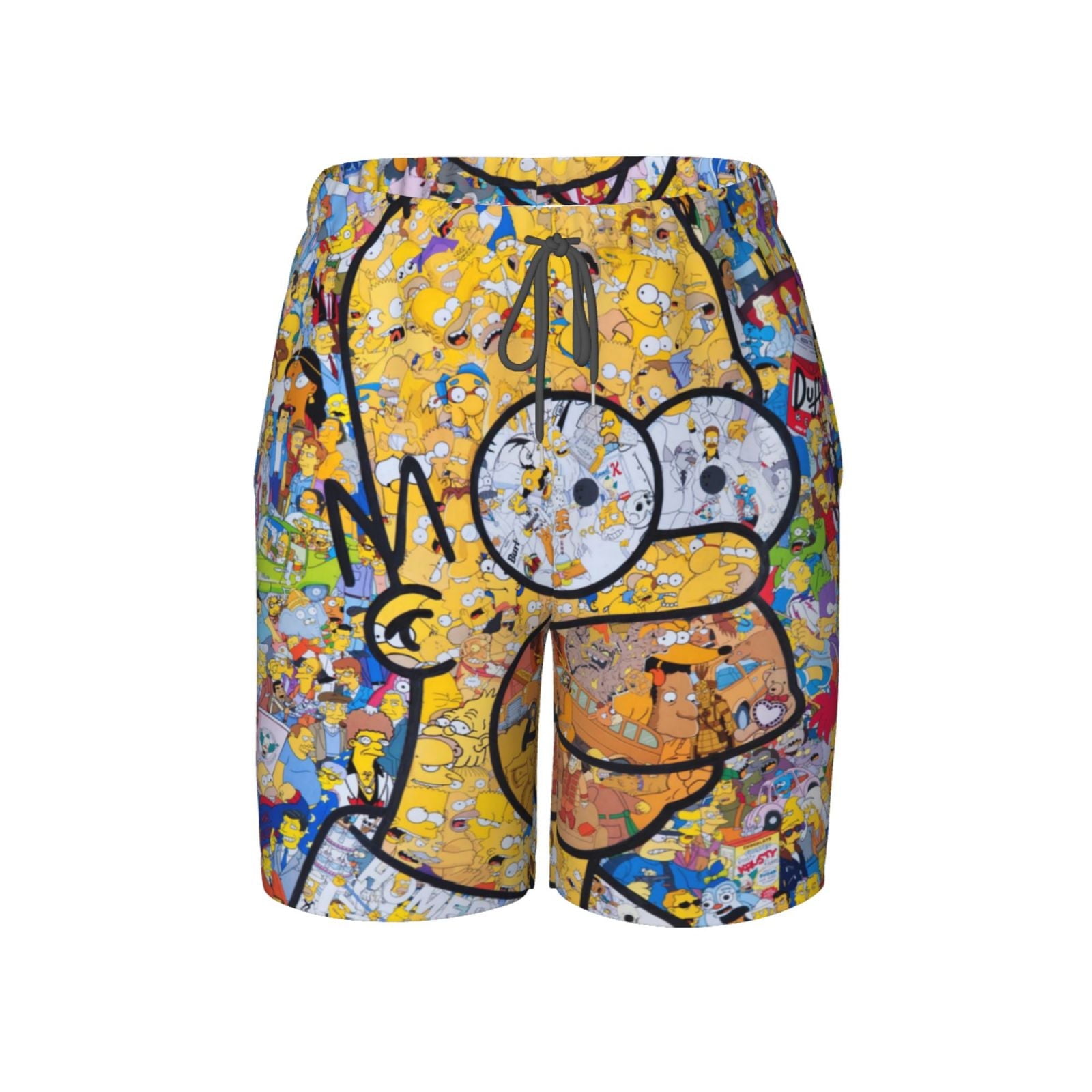 The Simpsons Swim Trunk For Boys, Swiming Trunks With Mesh Liner Beach ...