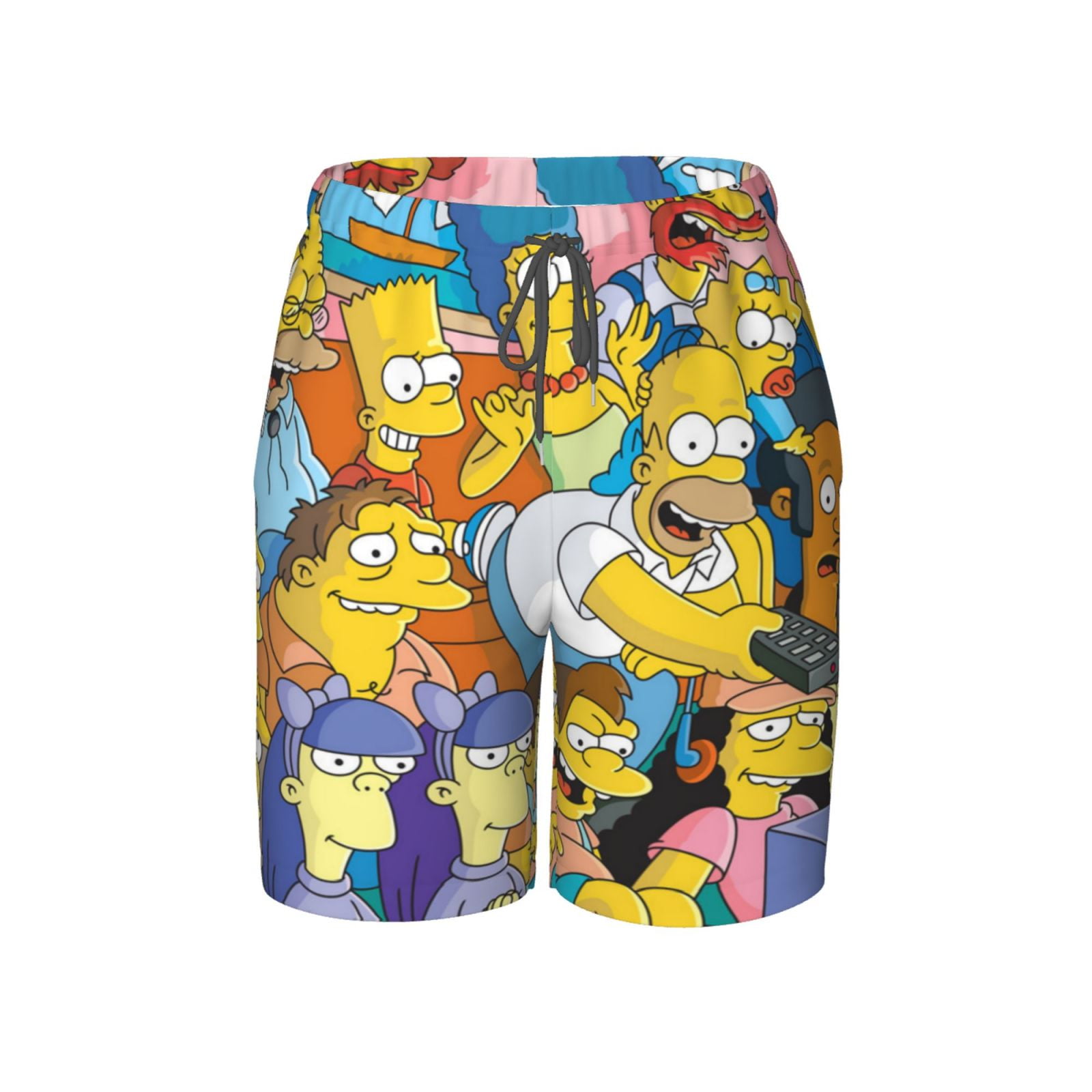 The Simpsons Swim Trunk For Boys, Swiming Trunks With Mesh Liner Beach ...