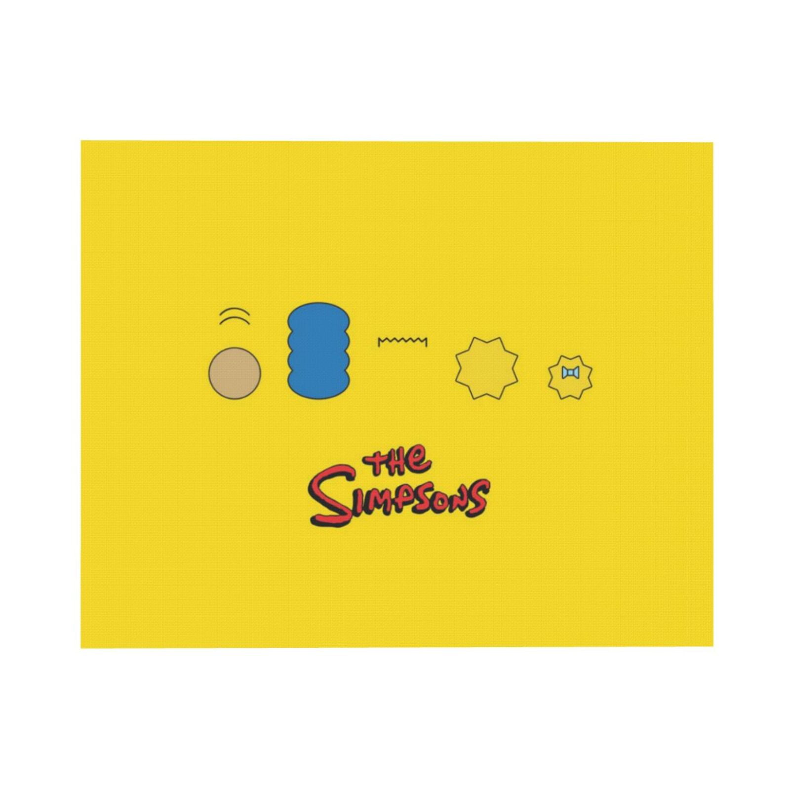 The Simpsons Symbol Canvas Decorative Poster Art Picture Painting ...
