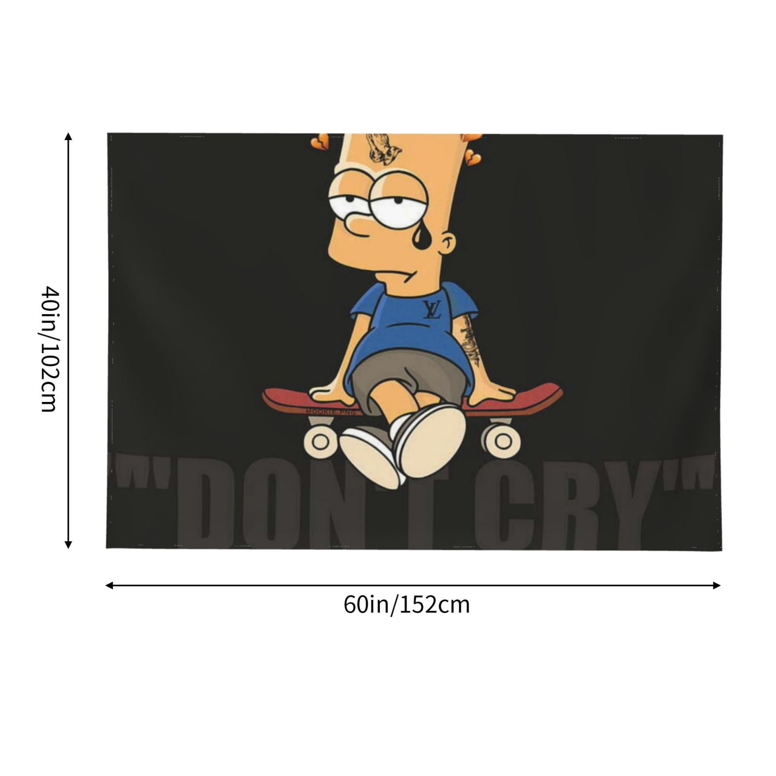 The Simpsons Tapestry Poster – Vibrant Art Wall Hanging for Bedroom ...