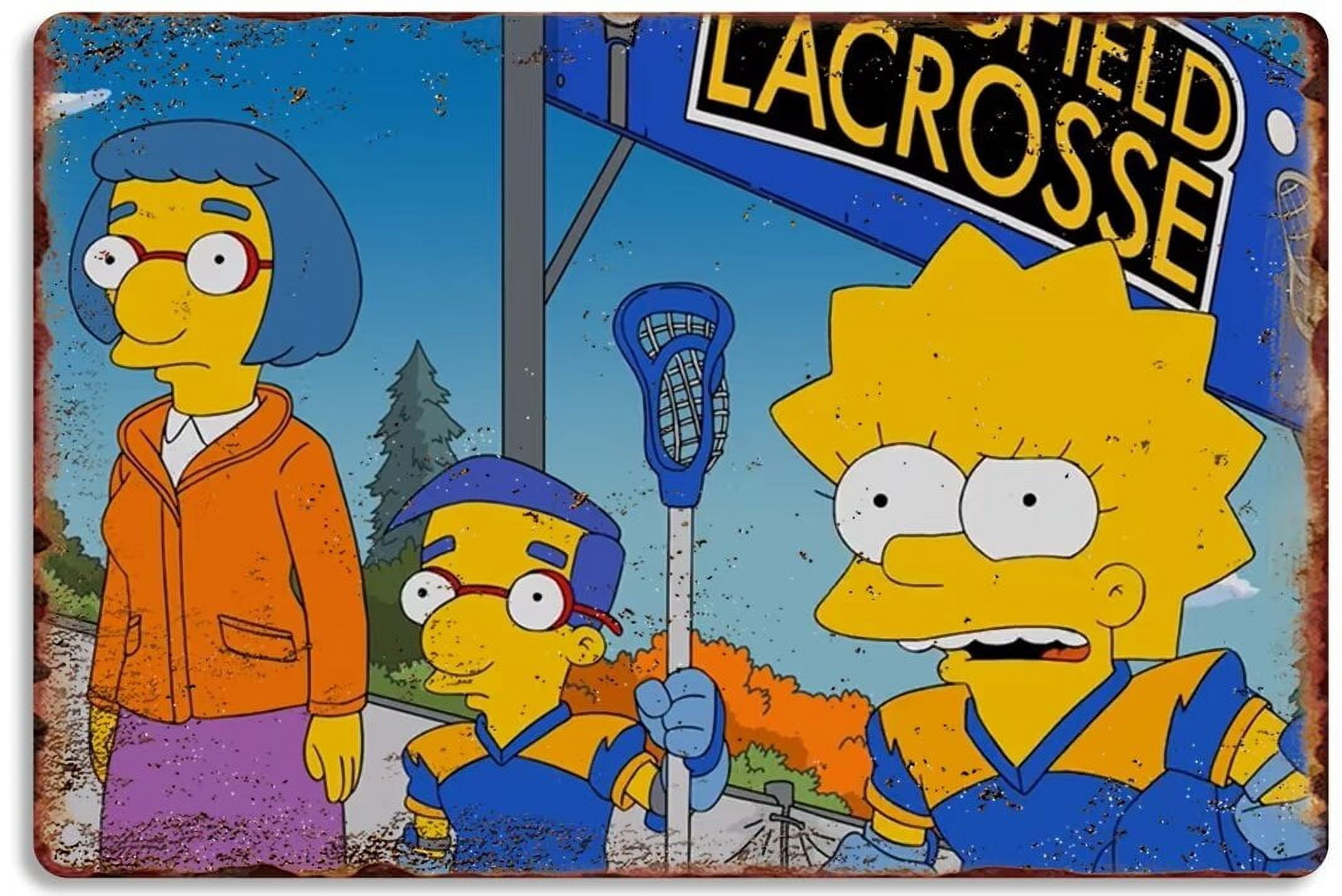 The Simpsons Tin Sign Retro Plaque Wall Decor Gift For Garage Classroom ...