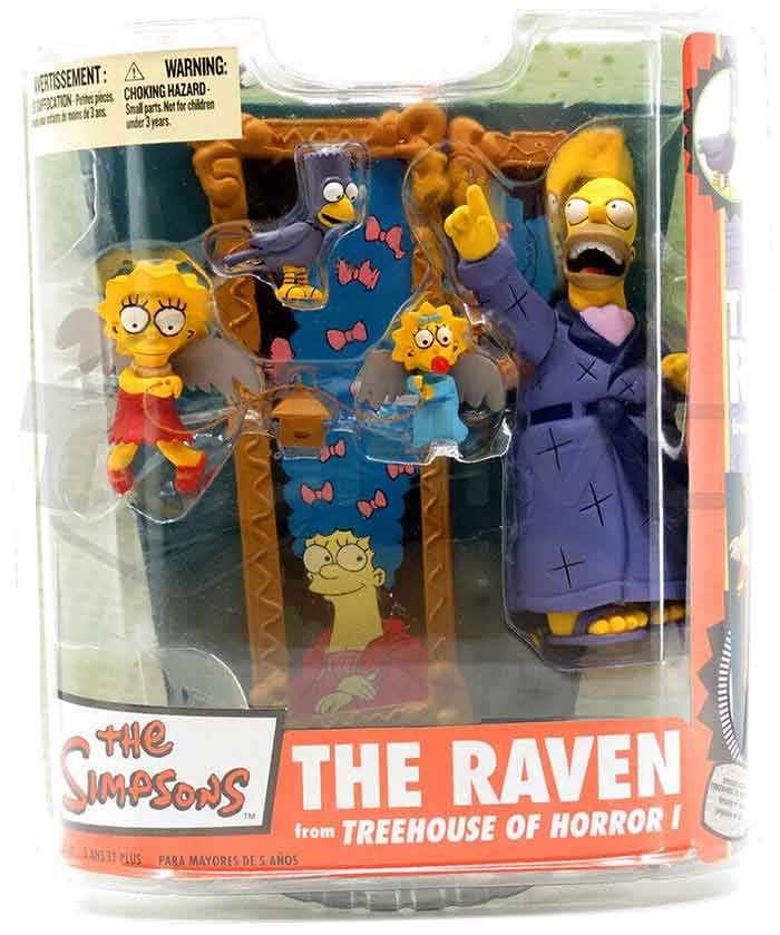 The Simpsons Treehouse Of Horrors 4 Inch Static Figure - The Raven ...