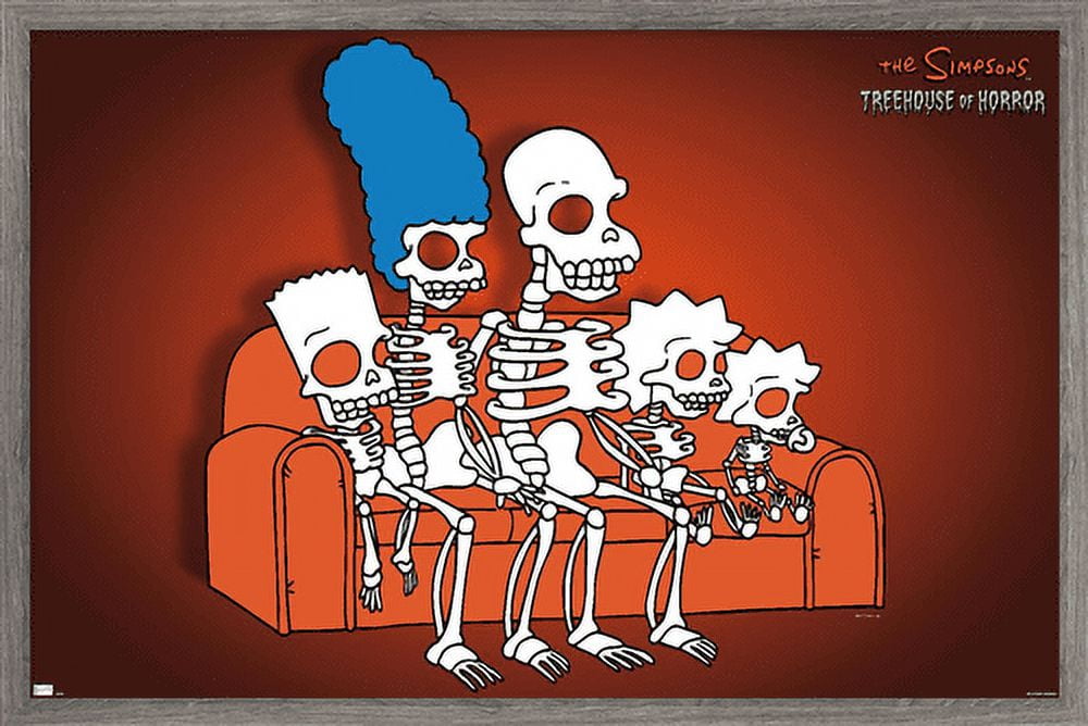 The Simpsons: Treehouse of Horror - Family Bones Wall Poster, 22.375" x ...