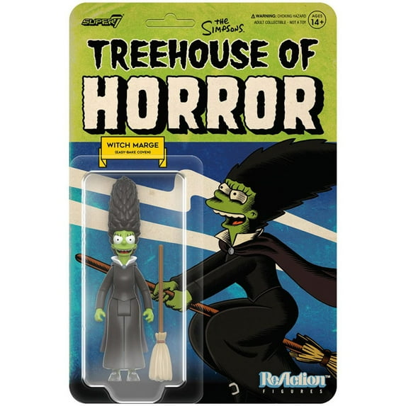 Super7 The Simpsons Treehouse of Horror Witch Marge ReAction Figure 3. ...