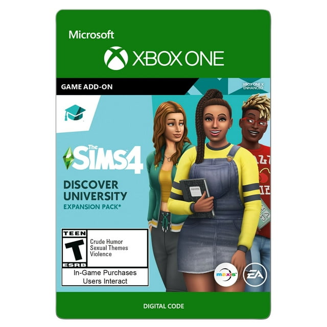 Free Shipping! The Sims 4 Discover University - Xbox One [Digital ...