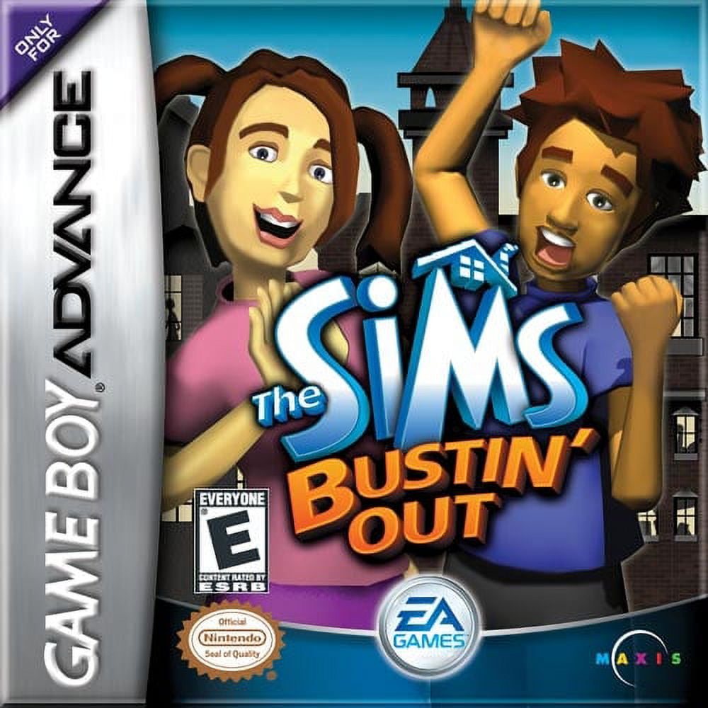 Restored The Sims Bustin' Out - Nintendo Gameboy Advance GBA ...
