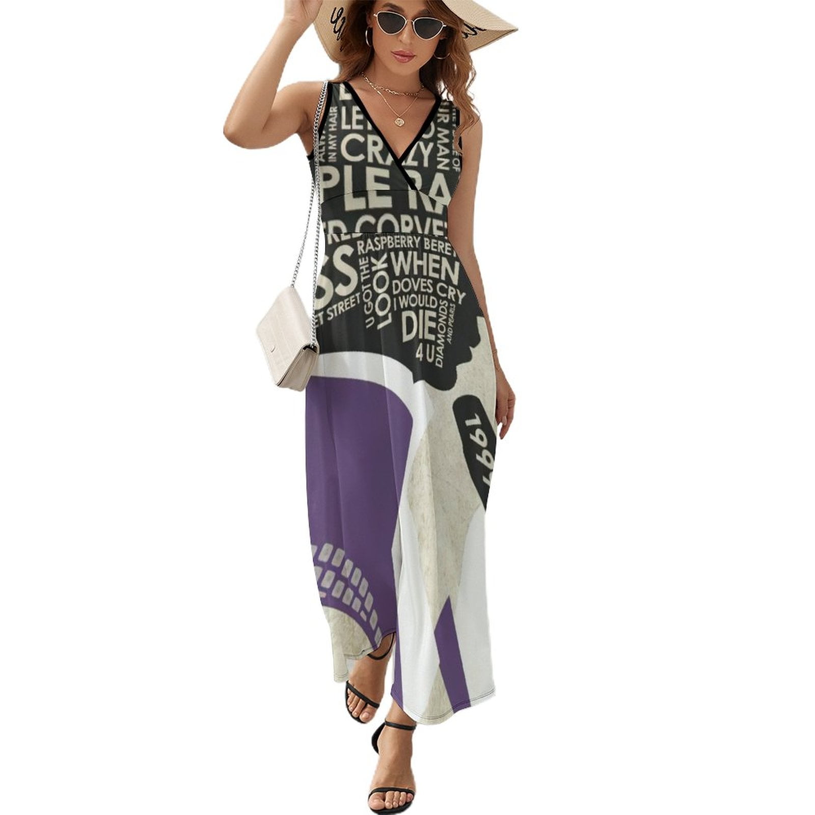 The Singer Sleeveless Dress dress party evening elegant luxury celebrity womans clothing luxury ...