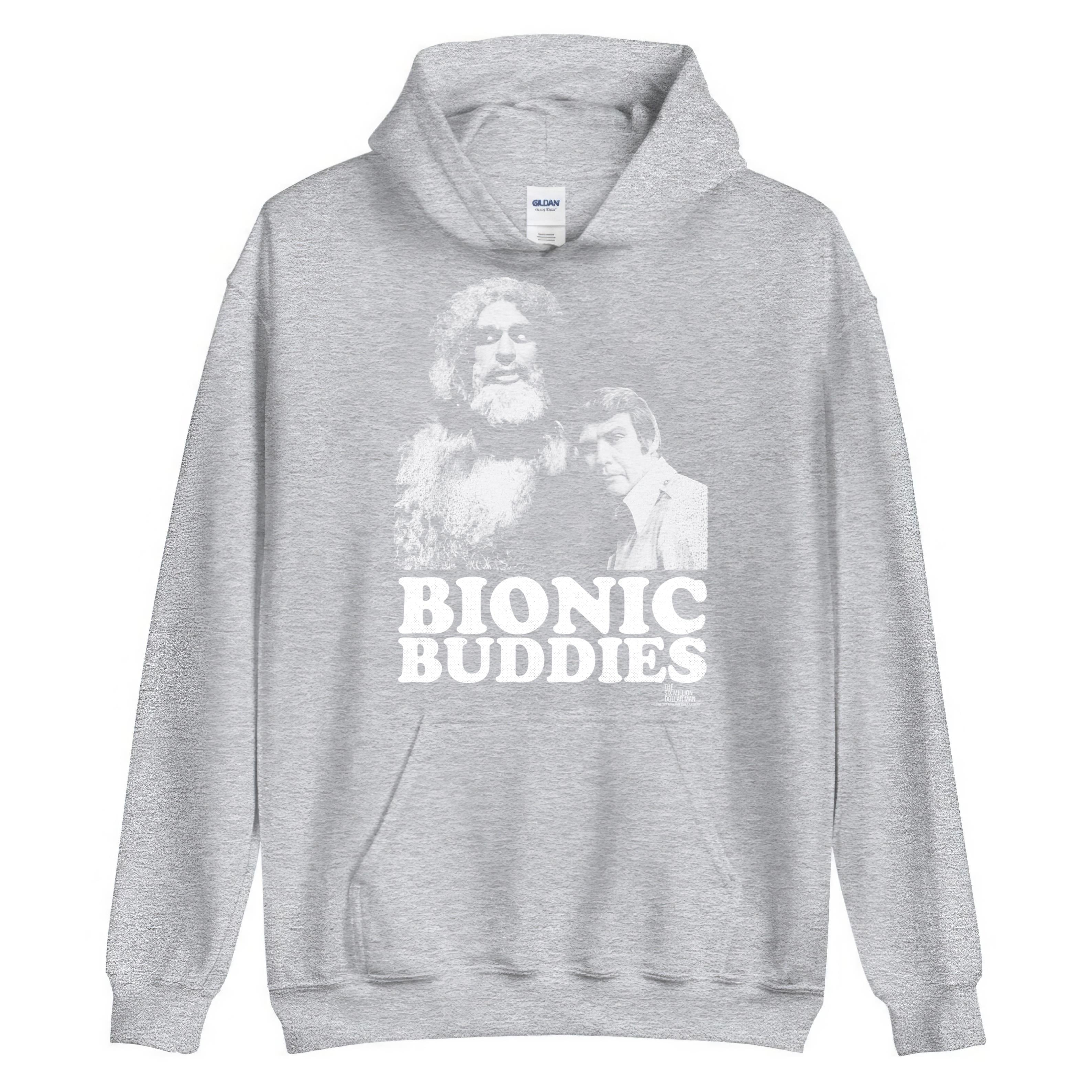 The Six Million Dollar Man Bionic Buddies T Shirt Mens Licensed Classic ...