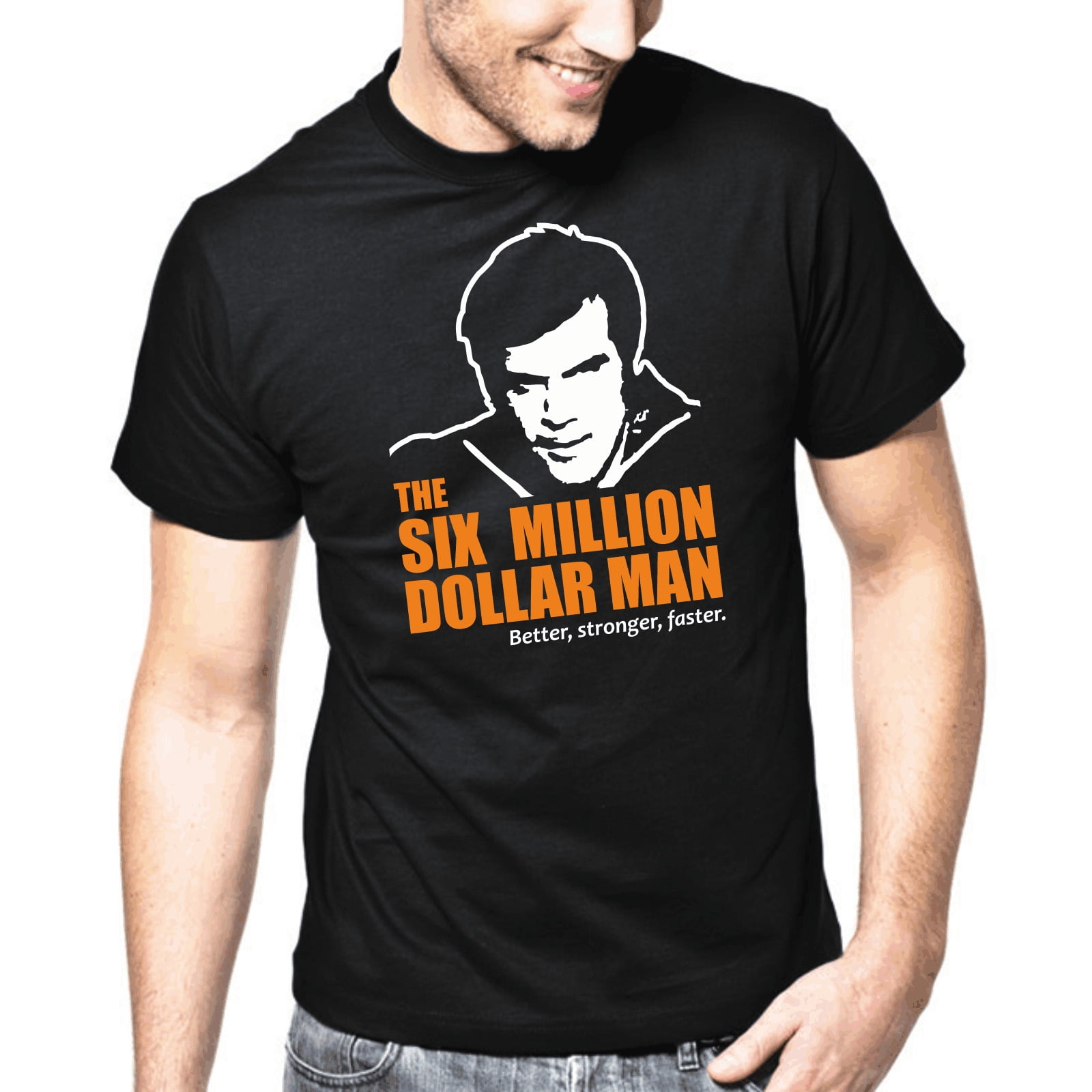 The Six Million Dollar Man Series 80s Cult Fan Fanshirt Gift Retro T ...