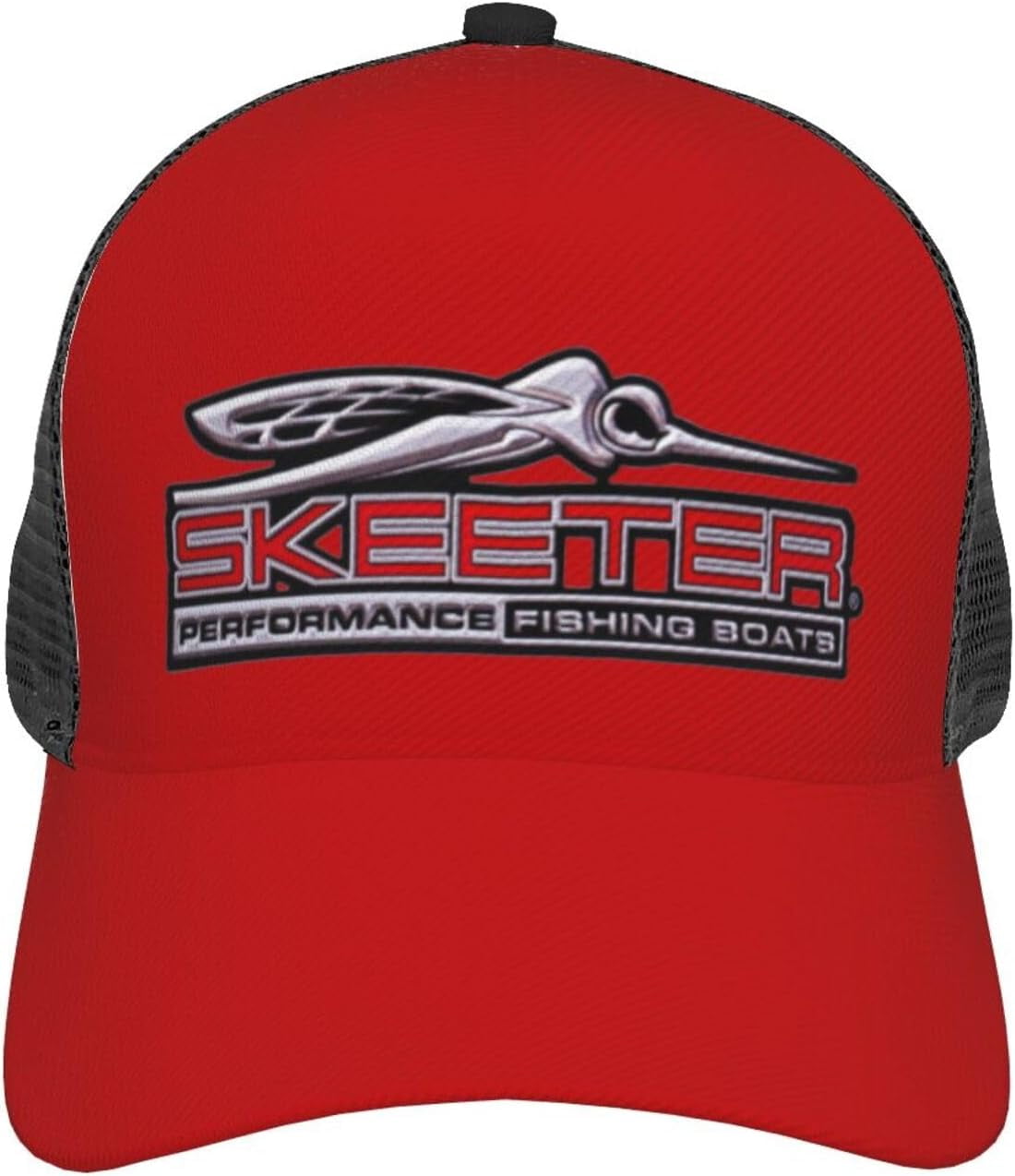 The Skeeter Flag Curved Brim Mesh Baseball Cap Casual Sun Hat for ...