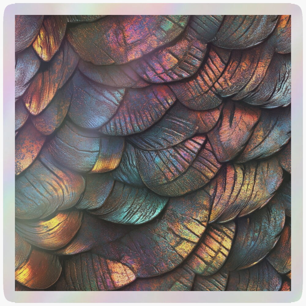 The Skin Of The Dragon Guardians Holographic Sticker Kir-1234 - Walmart.com