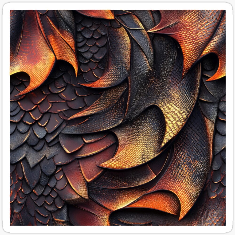 The Skin Of The Dragon Guardians Sticker Kir-1238 - Walmart.com