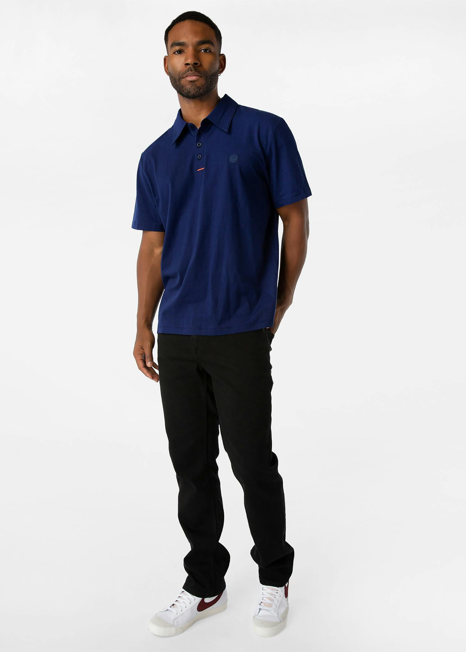 The Skool Boy - Navy | Mens Polo Shirt - Walmart.com