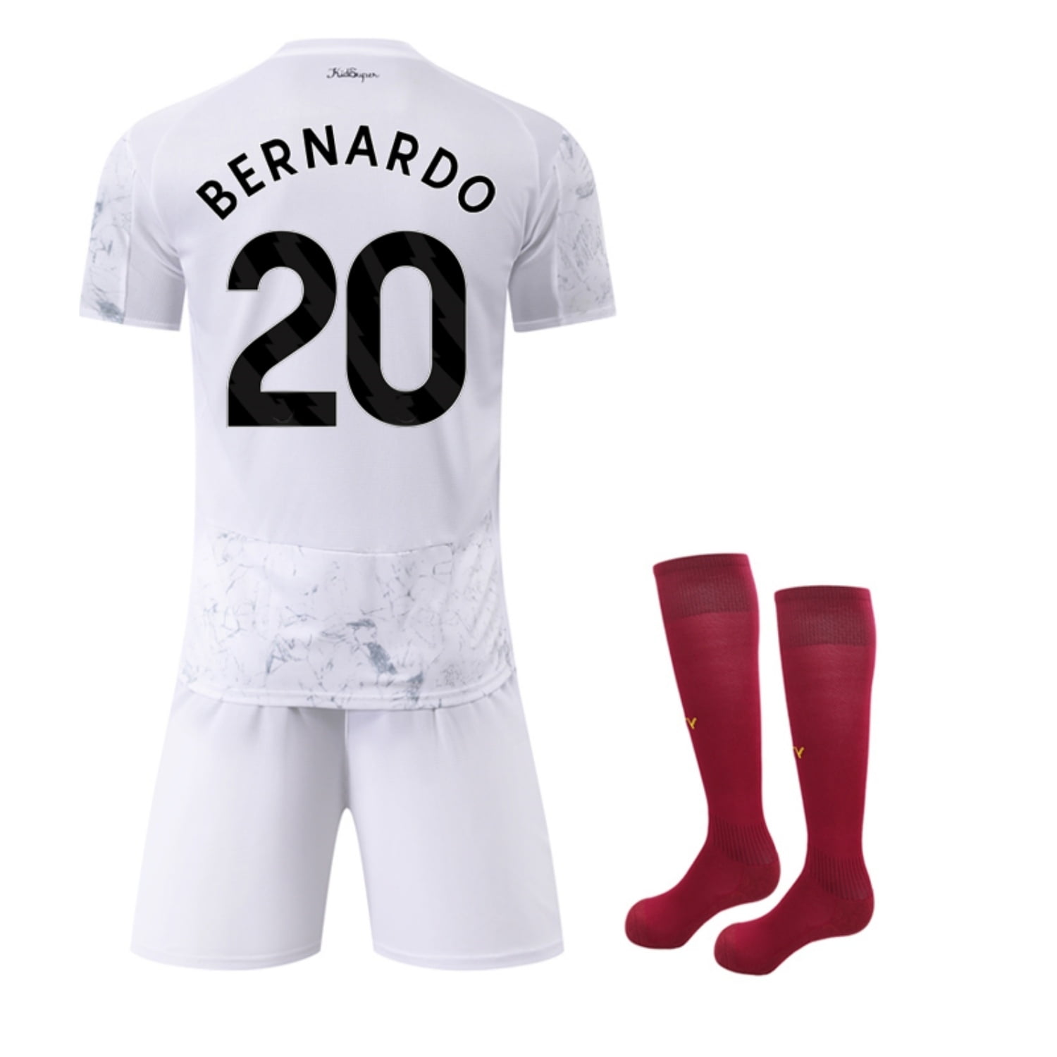 The Sky Blues 25/26 Away Jersey #20 Bernardo Soccer Kit - Walmart.com