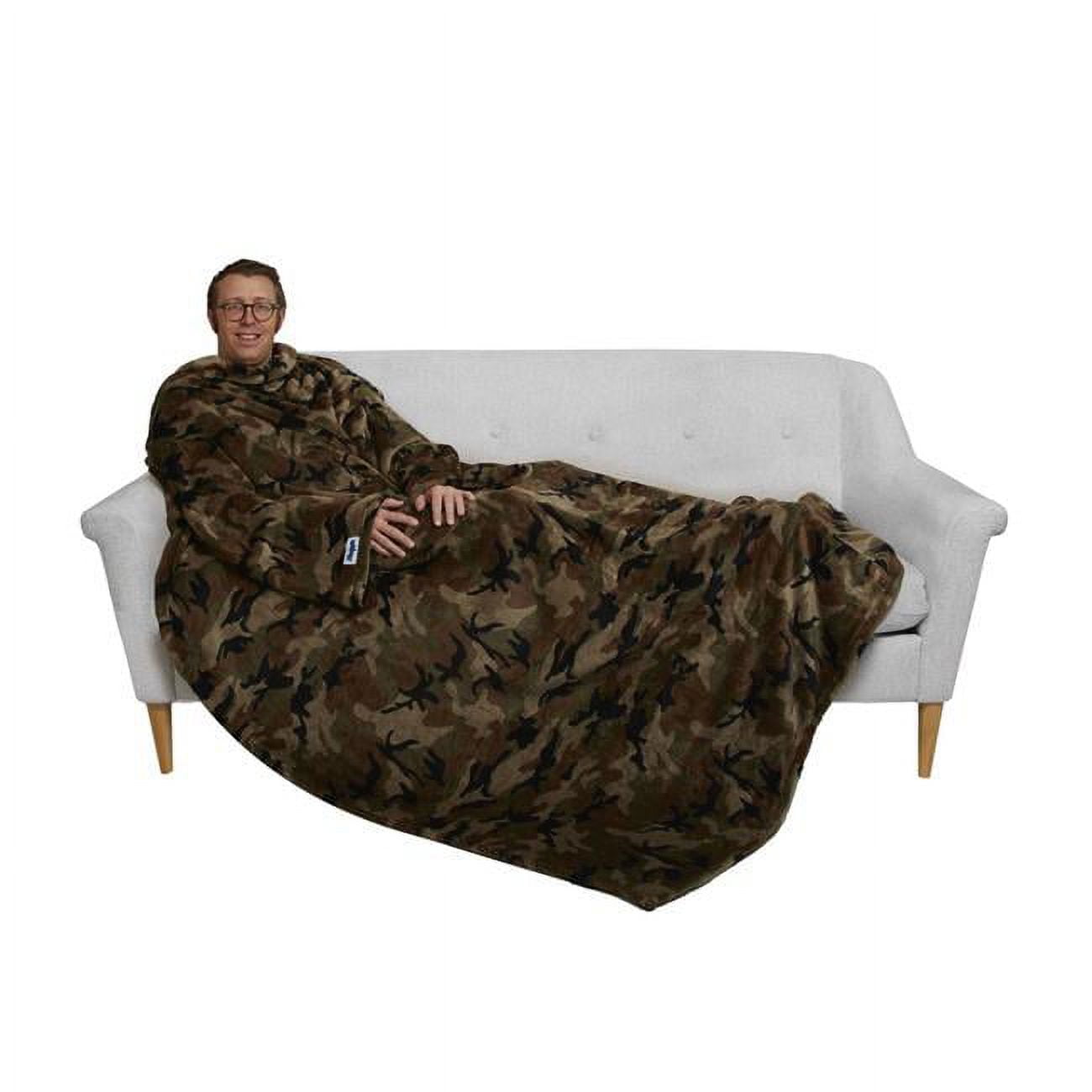 The Slanket TUS-GREEN-CAMO 60 x 80 in. The Ultimate Slanket, Green ...