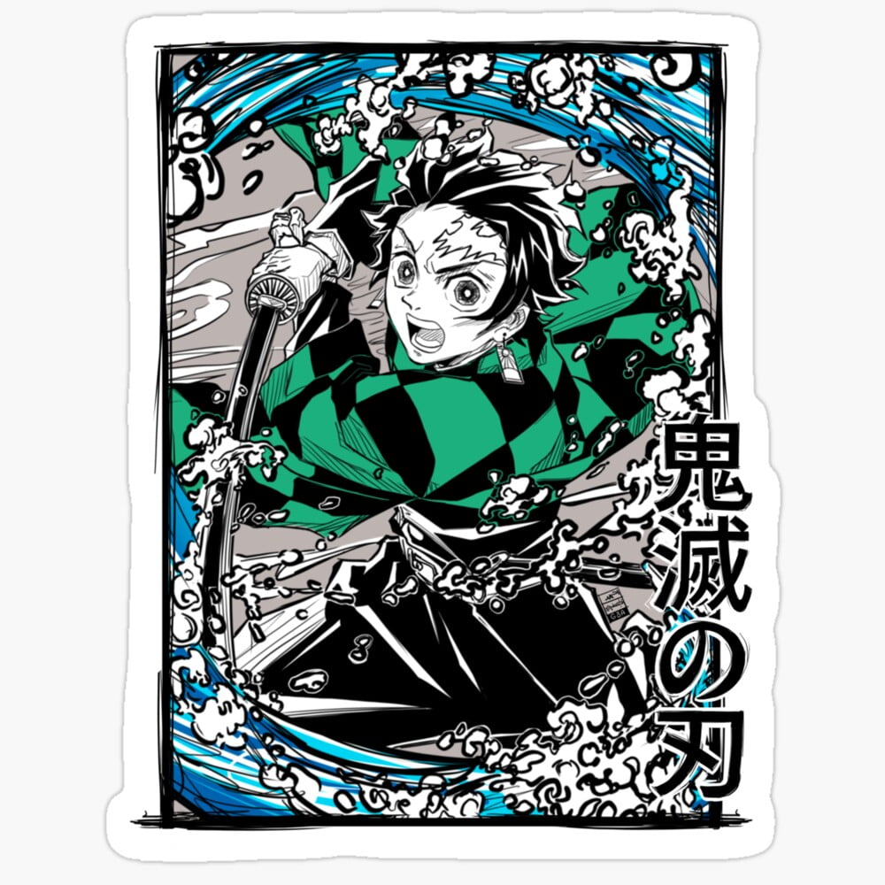 The Slayer Of Demons?!?!?! Tanjiro Sticker Phone Decal Water Bottle ...